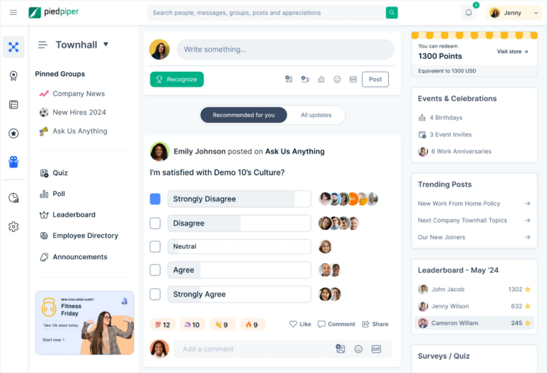 14 Best Employee Engagement Apps in 2025